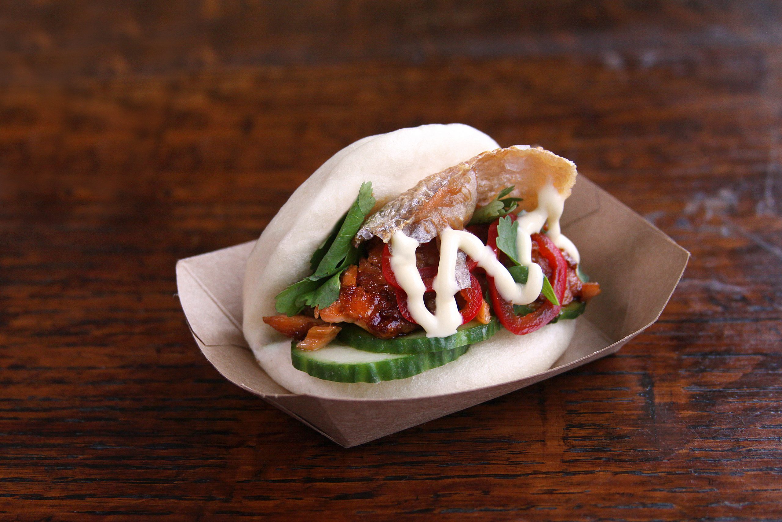 Teriyaki Trout Bao Buns - Foodie Luce